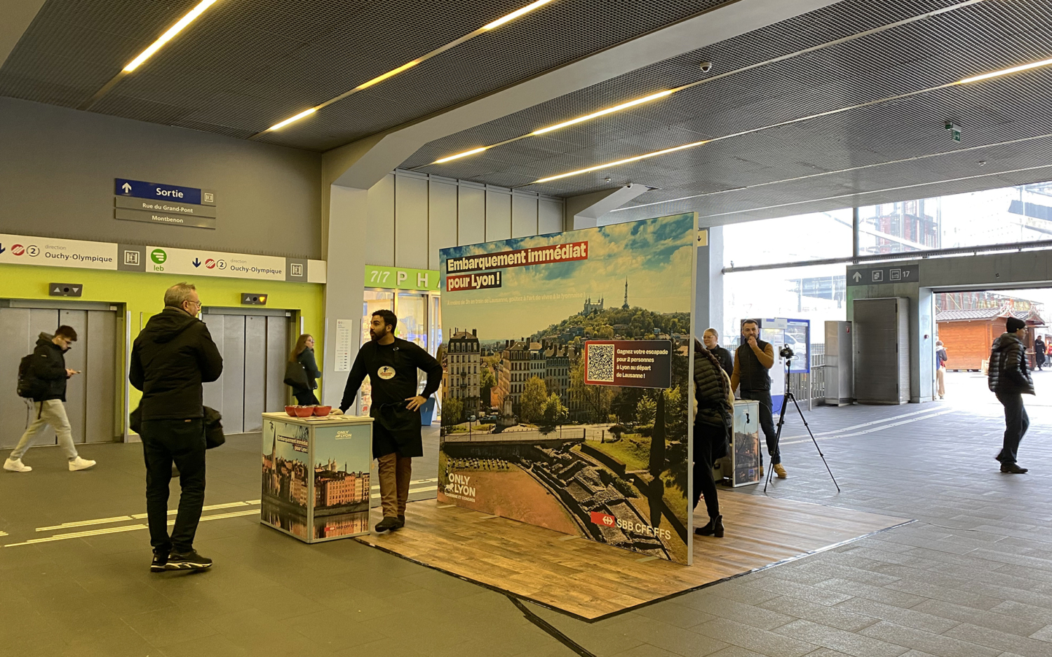 ONLY LYON - Stand gare du Flon - Lauris